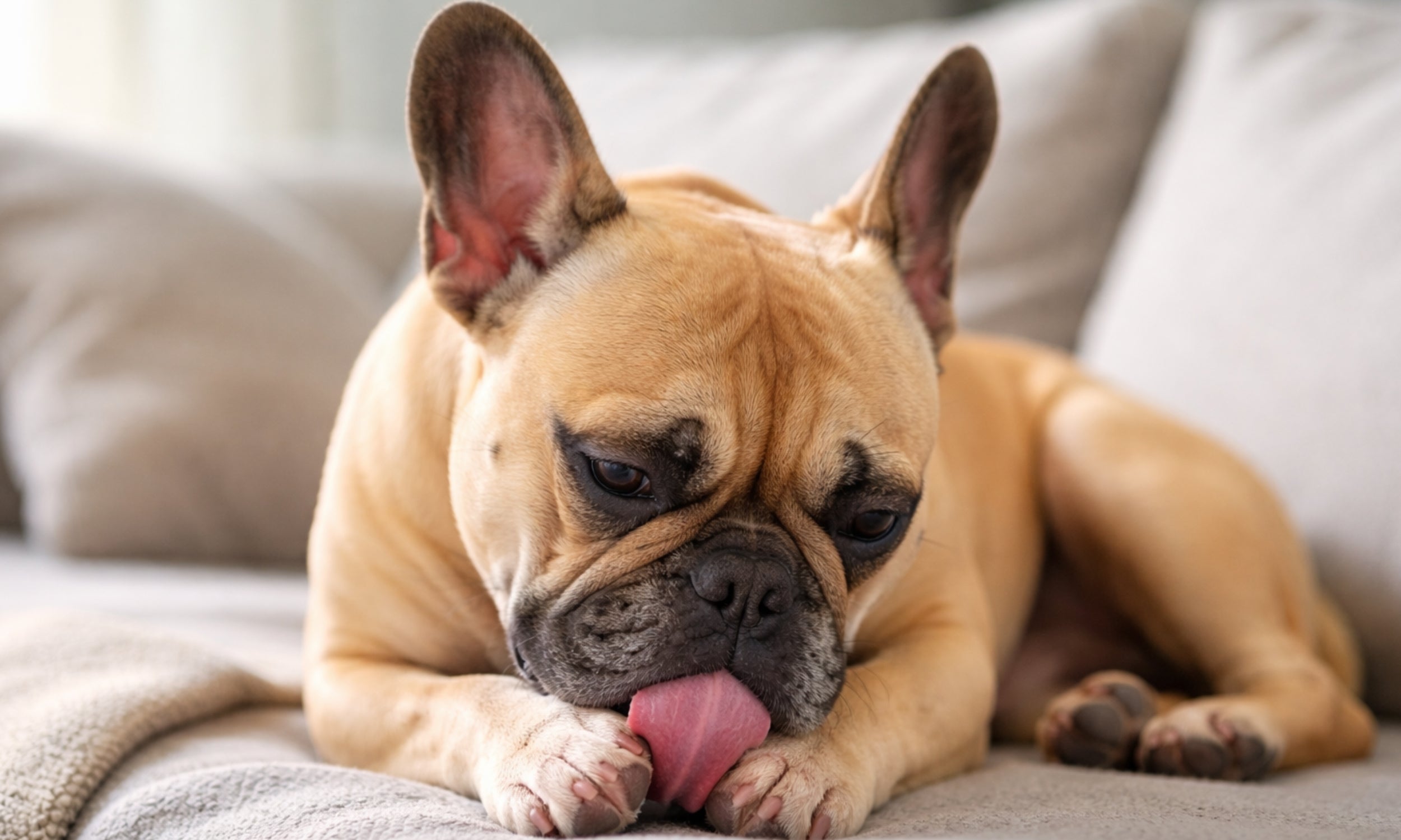 Frenchie Paw Licking and Red Skin: Gentle Daily Support for Your Frenc ...