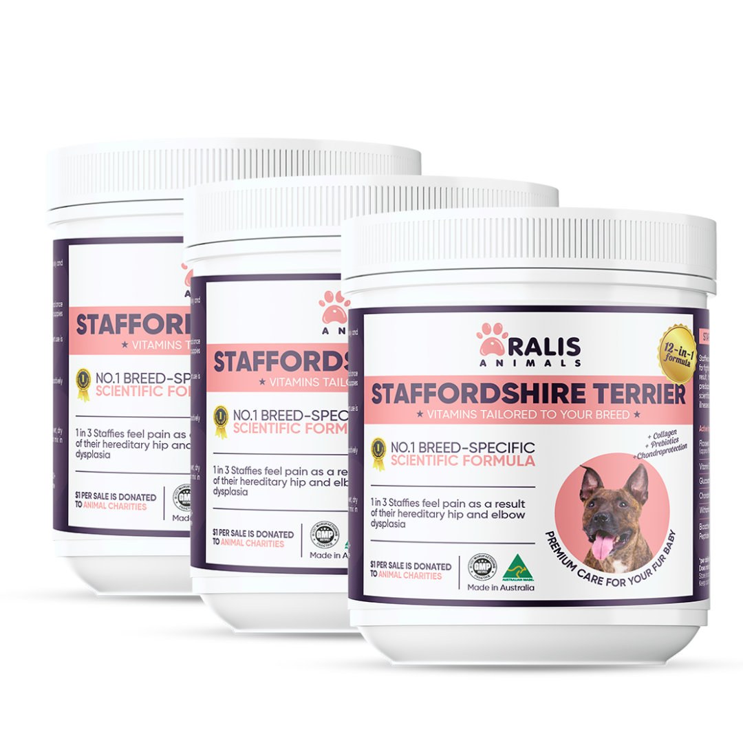 Staffordshire Terrier - Pack of 3 – Aralis Animals